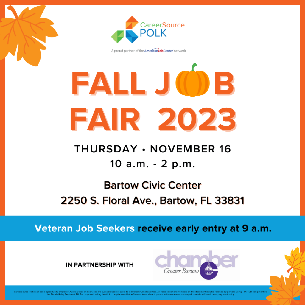 Fall Job Fair: Employer Registration - CareerSource Polk